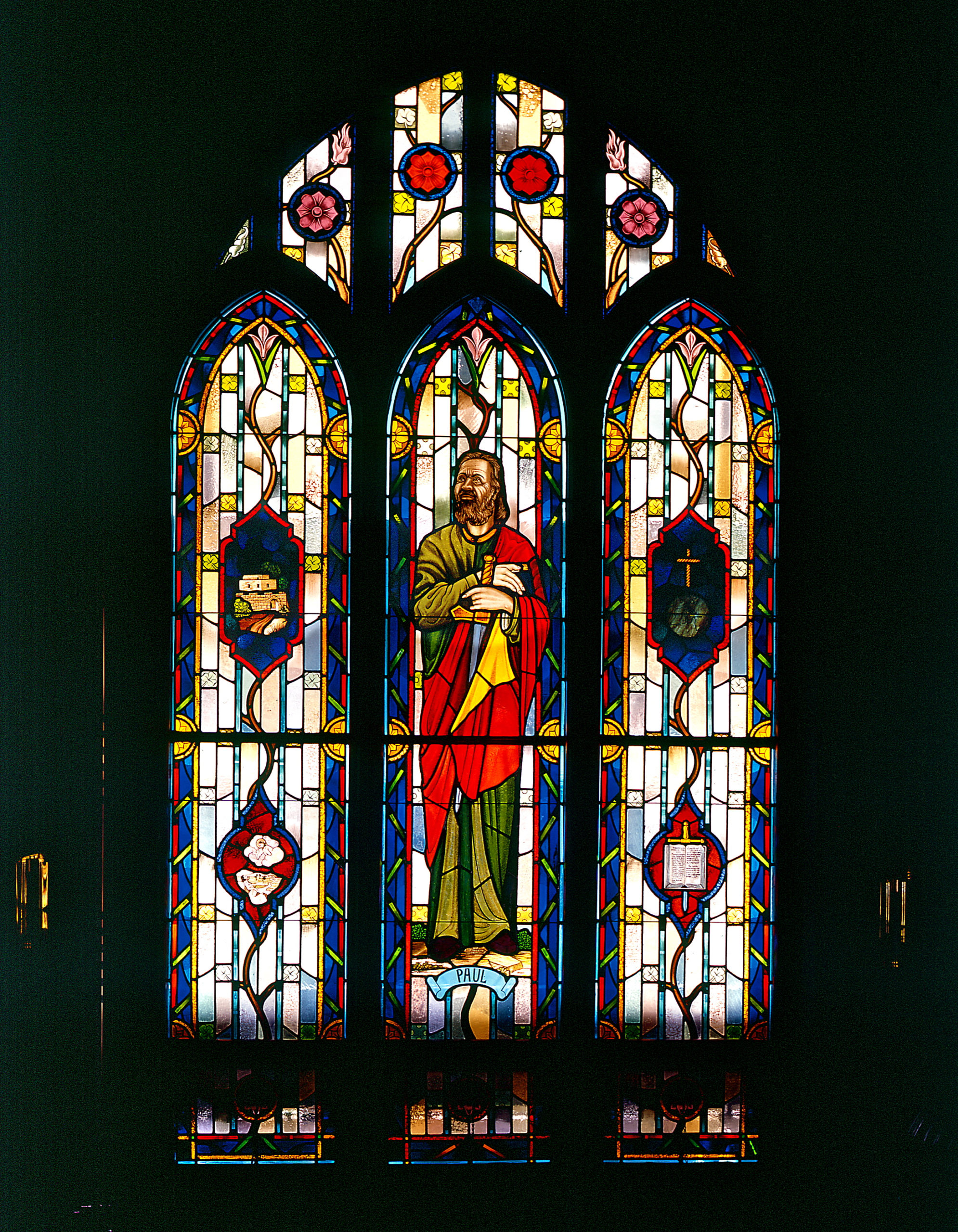 Saint Paul Window – St. Luke's Lutheran Church