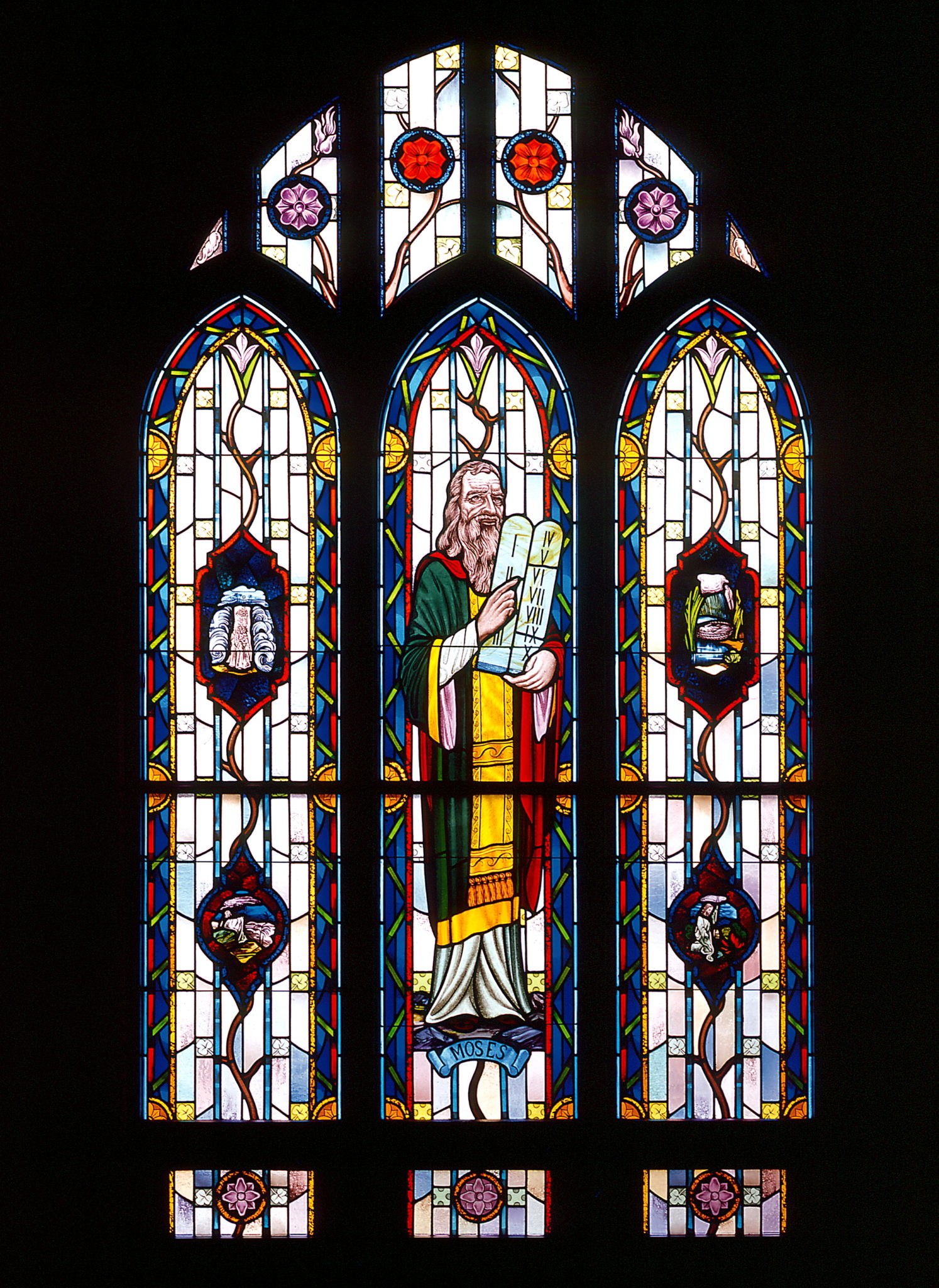 Moses Window – St. Luke's Lutheran Church